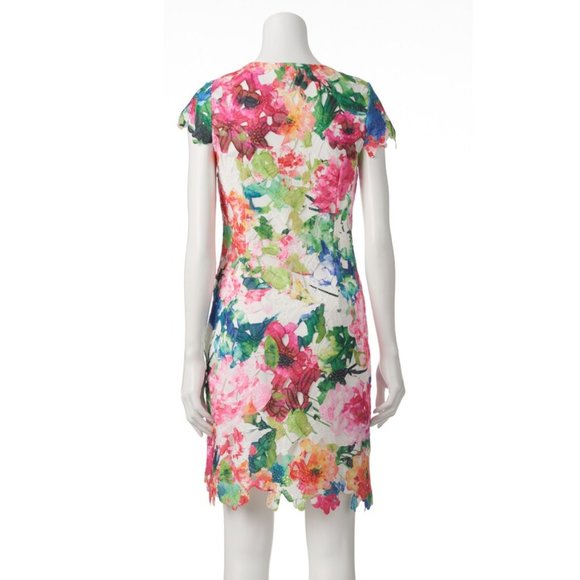 DR COLLECTION by Donna Ricco | Dresses | Printed Lace Floral Dress By ...